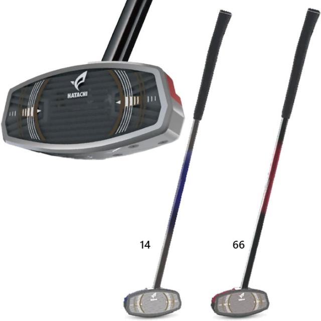 ハタチ メンズ レディース ナビゲーションドライブクラブ グラウンドゴルフクラブ グランドゴルフ 日本グラウンド・ゴルフ協会認定品 ネイビー 送料無料 HATACHI BH2864