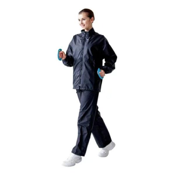 上下セット ハタ メンズ レディース サウナスーツ ウェア ジャケット パンツ ダイエット トレーニング 発汗 有酸素運動 ランニング ブラック 黒 送料無料 HATAS SNS816