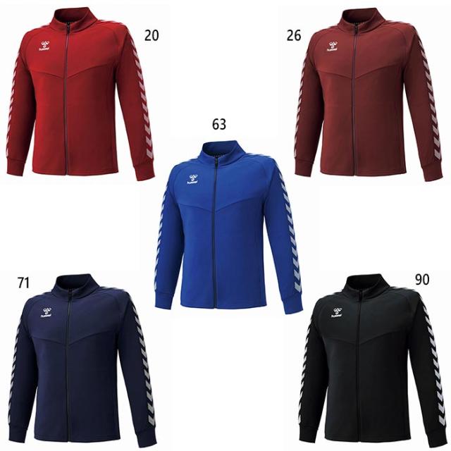 ヒュンメル メンズ チームウォームアップジャケット ジャージ トップス アウター フィットネス トレーニングウェア スポーツ 長袖 送料無料 hummel HAT2098