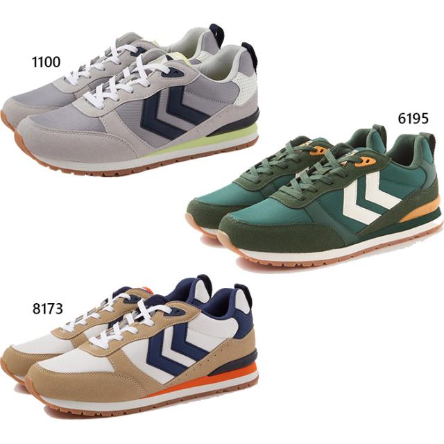 ヒュンメル メンズ レディース モナコ MONACO 86 NS スニーカー シューズ 紐靴 カジュアル ローカット グリーン 緑 送料無料 hummel HM221427