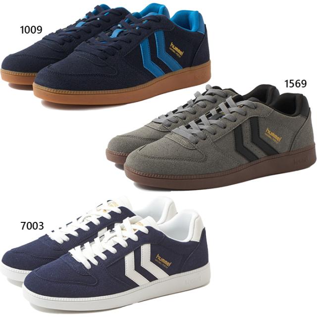 ヒュンメル メンズ レディース ハンドボール パーフェクト HANDBALL PERFEKT CL スニーカー シューズ 紐靴 ローカット ブラック 黒 グレー ネイビー 灰色 送料無料 hummel HM226217