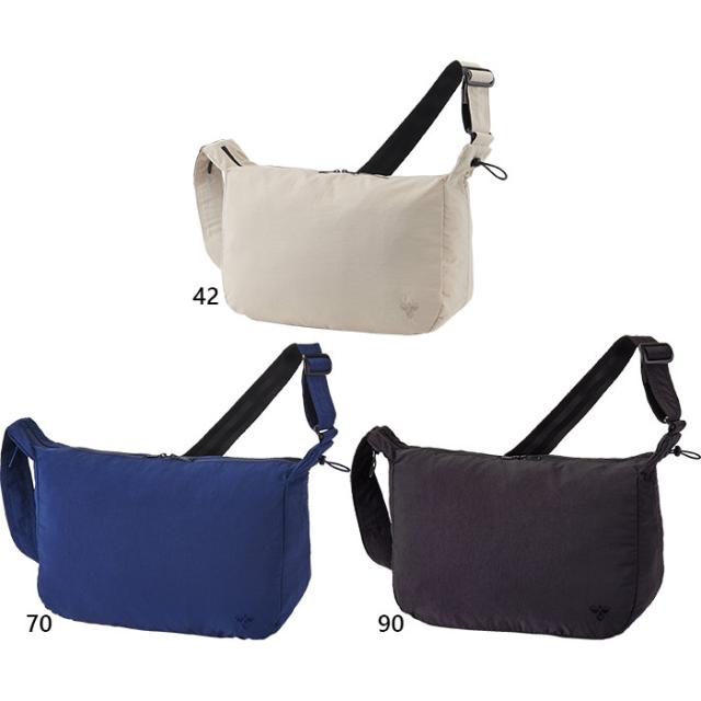 約16L ヒュンメル メンズ レディース hummel PLAY SHOULDER BAG ショルダーバッグ 肩掛け 鞄 カジュアル ブラック 黒 ネイビー ベージュ 送料無料 hummel HLB4046