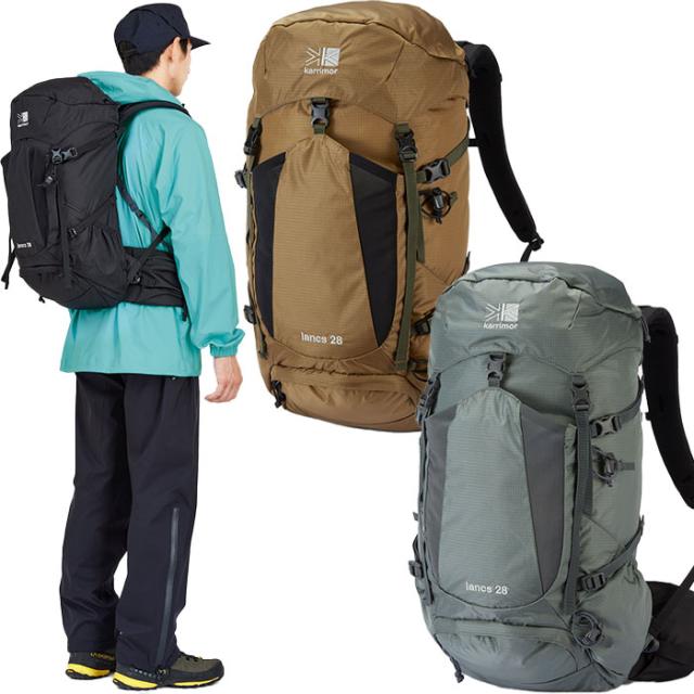 28L カリマー メンズ レディース ランクス lancs リュックサック デイパック バックパック バッグ 鞄 ブラック 黒 グレー 灰色 送料無料 karrimor 501172