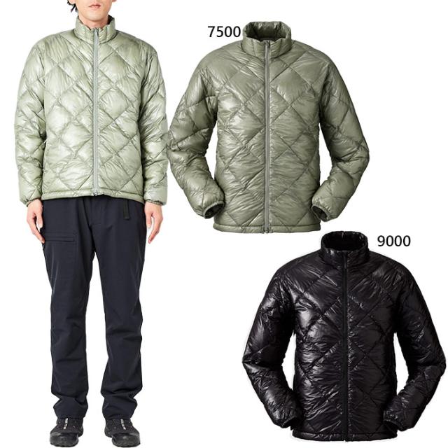 カリマー メンズ クロス グリッド ダウン ジャケット cross grid down jkt 上着 アウター トップス カジュアルウェア 長袖 ブラック 黒 グレー 灰色 送料無料 karrimor 101591