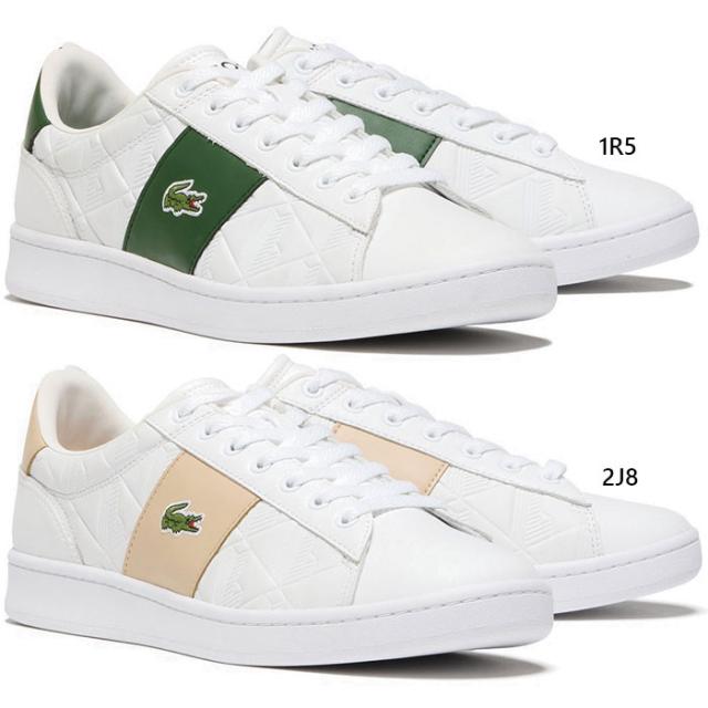 ラコステ メンズ カーナビー セット CARNABY SET 1252 APAC SMA レザースニーカー シューズ 紐靴 ローカット ホワイト 白 ベージュ 送料無料 LACOSTE 49SMA0219