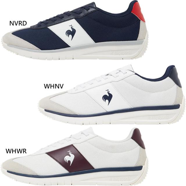 ルコックスポルティフ メンズ レディース LCS クオーツ スニーカー シューズ 紐靴 消臭 ローカット ホワイト 白 ネイビー 送料無料 le coq sportif LU5FSN50UZ