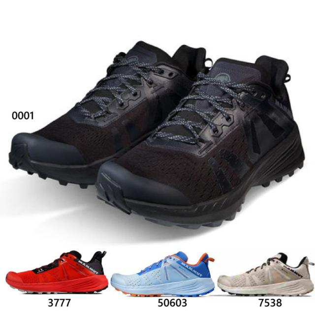 マムート レディース サンティス トレイルラン ロー ゴアテックス 登山靴 山登り トレッキングシューズ 防水 トレラン トレイルランニング ブラック 黒 ブルー 青 送料無料 Mammut 3030-05090