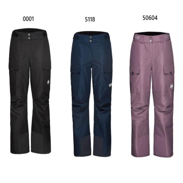マムート レディース フォール ライン ハードシェル サーモ パンツ アジアンフィット アウトドアウェア ズボン ボトムス ブラック 黒 ネイビー パープル 紫 送料無料 Mammut 1020-13690