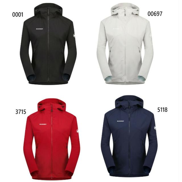 サイズ：XS マムート レディース マックン ジャケット Macun 2.0 SO Hooded Jacket AF アウトドアウェア トップス アウター 長袖 ネイビー 送料無料 Mammut 1011-00802