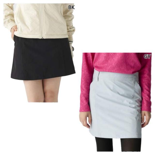 マリクレール レディース ベーシックストレッチスカート ゴルフウェア ボトムス ブラック 黒 グレー 灰色 送料無料 marie claire 735350