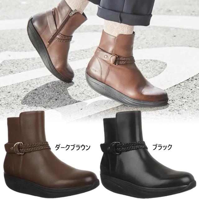 エムビーティー レディース ウキブーツ UKI BOOT W レザーブーツ カジュアルシューズ 牛革 ブラック 黒 ブラウン 茶色 送料無料 MBT 70331903F 70331923F