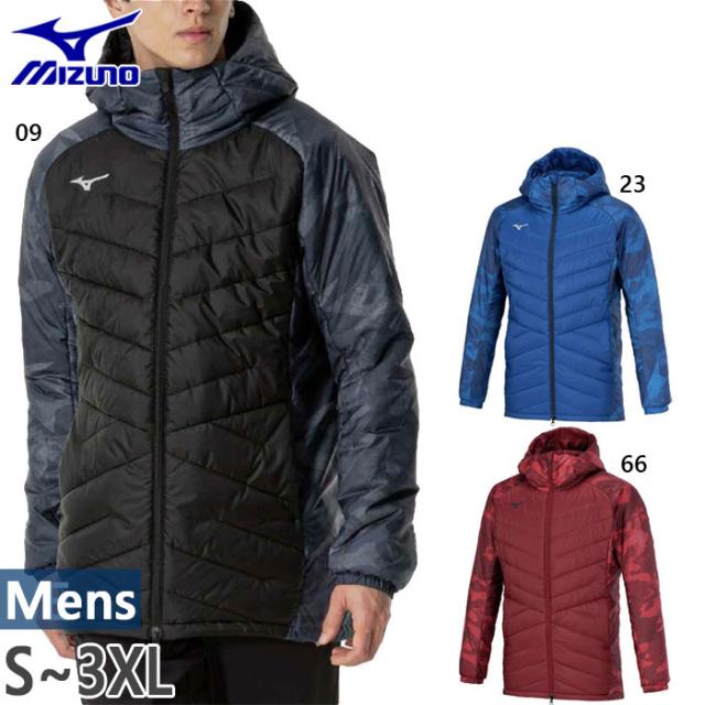 ミズノ メンズ テックフィルブレスサーモコート フィットネス トレーニングウェア トップス 長袖 ブラック 黒 ブルー レッド 青 赤 送料無料 Mizuno 32MEB536