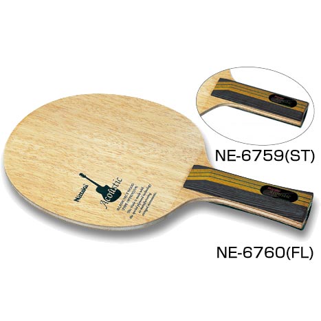 ニッタク メンズ レディース 卓球 ラケット シェークハンド シェイクハンド 攻撃用 アコースティック NE-6759 NE-6760 送料無料 Nittaku NE-6759 NE-6760
