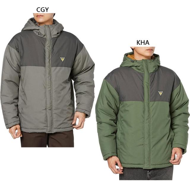 オーシャンパシフィック メンズ 中綿入り タフタジャケット アウター トップス カジュアルウェア 長袖 アウトドア グレー カーキ 灰色 送料無料 Ocean Pacific OP 533204