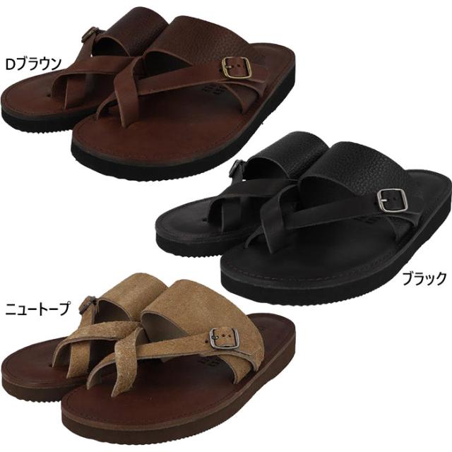 オーガニックハンドルーム メンズ レディース トレント TRENT トングサンダル シンプル オイルレザー 牛革 ブラック 黒 ブラウン カーキ 茶色 送料無料 Organic handloom OH014009 OH014208 OH014491