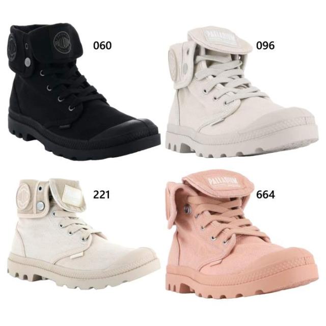 パラディウム レディース バギー BAGGY スニーカー シューズ 紐靴 ハイカットモデル キャンバス生地 ブラック 黒 グレー ピンク 灰色 送料無料 PALLADIUM 92353