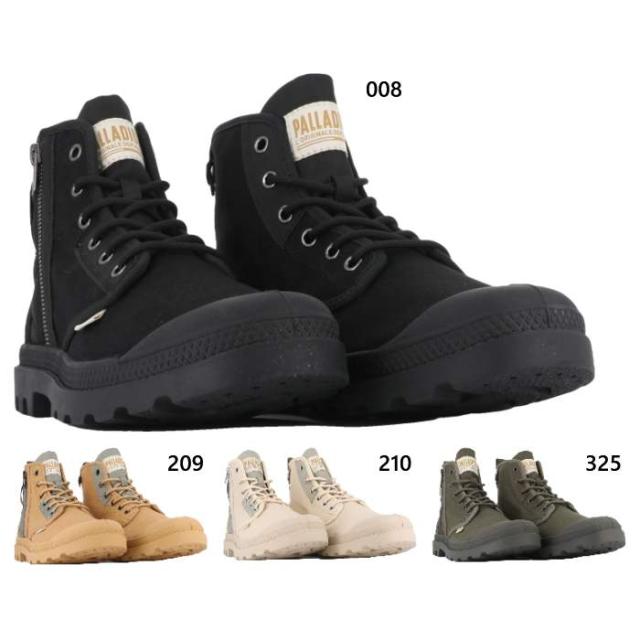 パラディウム メンズ レディース パンパ デトロイト ジップPAMPA DETROIT ZIP スニーカー シューズ 紐靴 カジュアル ハイカット ブラック 黒 カーキ 送料無料 PALLADIUM 79500