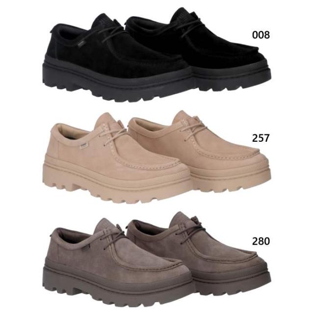 パラディウム メンズ レディース パラトルーパー ローファー ウォータープルーフ PALLATROOPER LOAFER SDE WP+ スニーカー シューズ 紐靴 ローカット ブラック 黒 カーキ 送料無料 PALLADIUM 74591