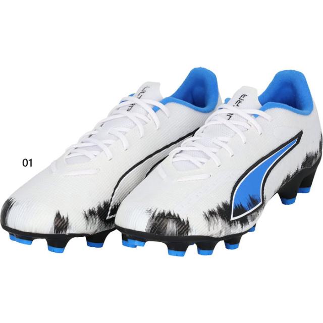 プーマ メンズ ウルトラ 6 プロ JP HG/AG サッカーシューズ 固定スパイク 土 人工芝 ホワイト 白 送料無料 PUMA 109066