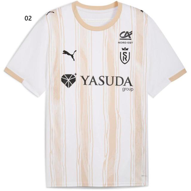 プーマ メンズ 2025-26 スタッドランス アウェイ レプリカ 半袖 ユニフォーム サッカーウェア フットサルウェア トップス ホワイト 白 送料無料 PUMA 785387