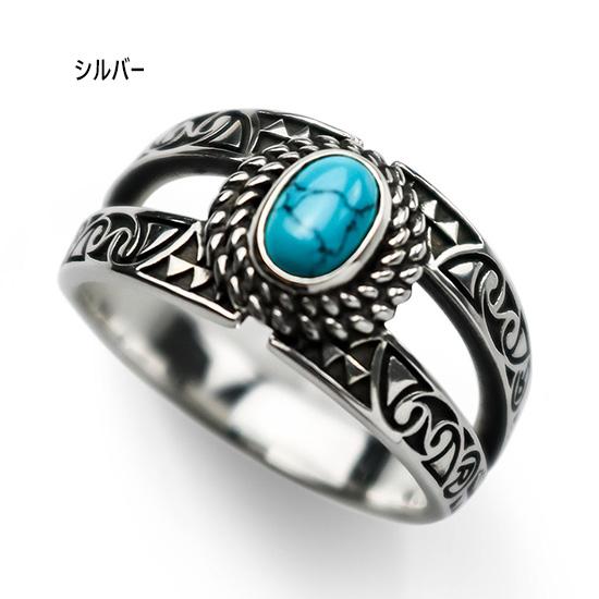 リアルビーボイス レディース ターコイズ リング WOMEN’S TURQUOISE RING ジュエリー アクセサリー シルバー 送料無料 RealBvoice 10124-10666