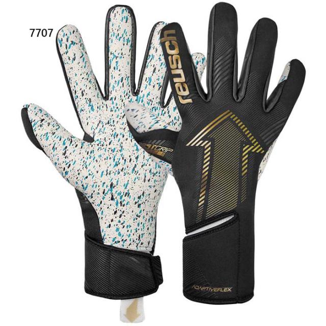 ロイシュ メンズ レディース ファストグリップ フュージョン サッカー ゴールキーパーグローブ GK手袋 ブラック 黒 送料無料 reusch 5570900