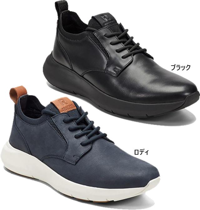 ワイド幅 ロックポート メンズ ジョンストン JONSTON スニーカー シューズ 紐靴 ローカット カジュアル ブラック 黒 送料無料 ROCKPORT RMF-C25F04W RMF-C25F06W