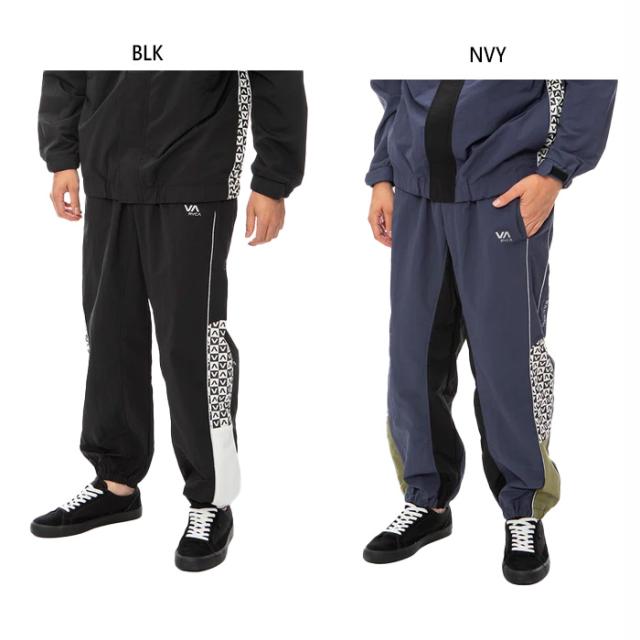 ルーカ メンズ レディース ドライブレイク ロングパンツ ウインドブレーカー パンツ ズボン ボトムス 防風 フィットネス トレーニングウェア ブラック 黒 ネイビー 送料無料 RVCA VA BE041707