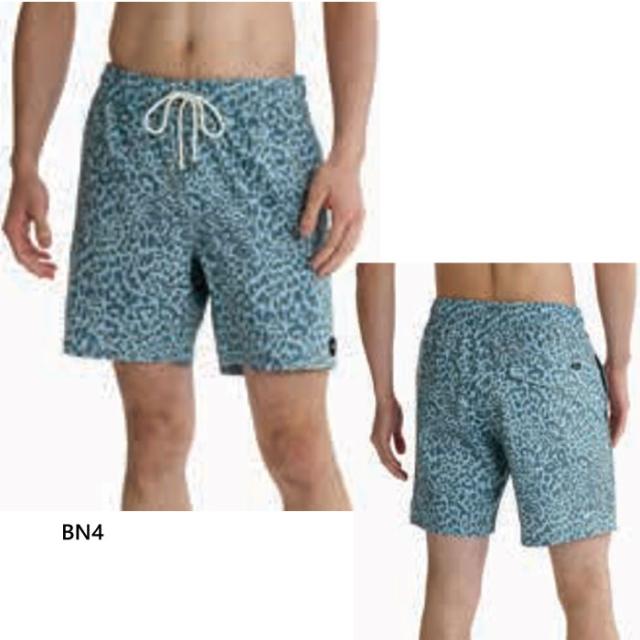 ルーカ メンズ BARNES ELASTIC SHORT 17 カジュアル水着 サーフトランクス サーフパンツ トランクス マリンスポーツ 海水浴 プール ブルー 青 送料無料 RVCA VA BF04A598