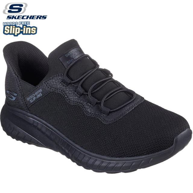 スケッチャーズ レディース スニーカー シューズ 紐靴 ブラック 黒 送料無料 SKECHERS 108194