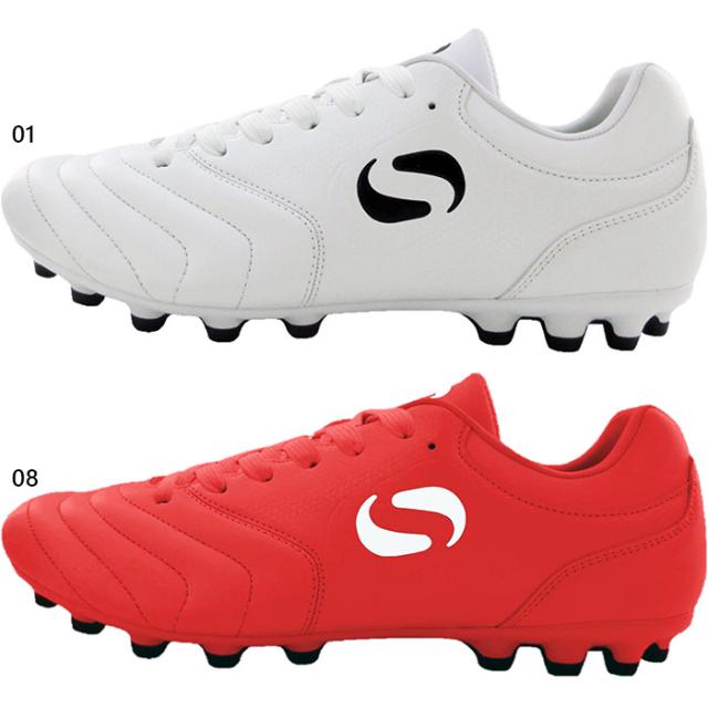 スーパーワイド 6E幅 幅広 ソンディコ メンズ オリジン ORIGIN SW HG/AG サッカーシューズ スパイク 固定式 ホワイト 白 レッド 赤 送料無料 Sondico 24P061A