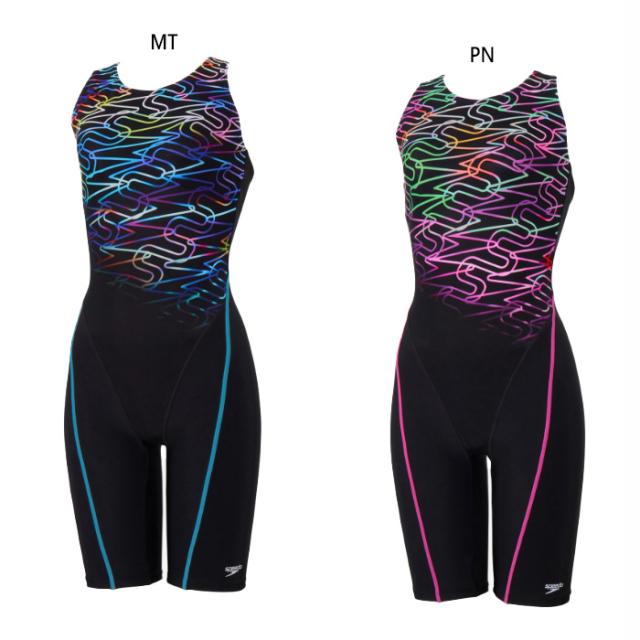 スピード レディース モノグラムジャパン2ルースンニースキン スイムウエア スイミング 水泳 フィットネス水着 ピンク 送料無料 speedo SFW12564