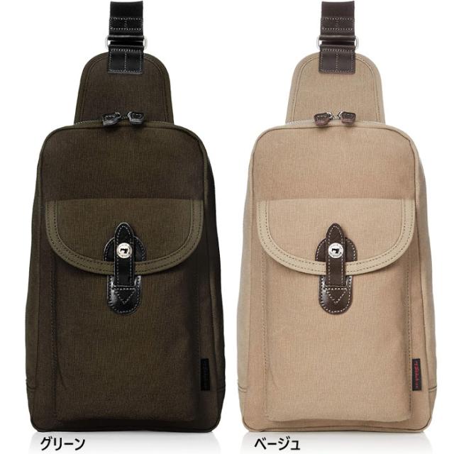 ステッチオン メンズ レディース ワンショルダー ボディバッグ ショルダーバッグ 帆布 本革 日本製 送料無料 STITCH-ON 5219542 5219550