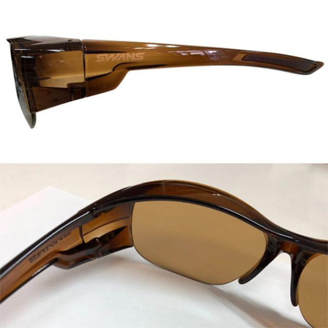 スワンズ メンズ レディース オージー ファイブ OG-5 サングラス オーバーグラス ハーフリム 偏光レンズモデル テニス ゴルフ アウトドア 登山 ブラウン 茶色 送料無料 SWANS OG5-0065 スワンズ メンズ レディース オージー ファイブ OG-5 サングラス
