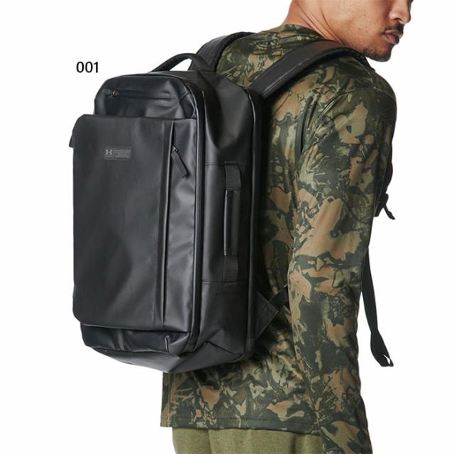 22L アンダーアーマー メンズ レディース UAクール アドバンスド バックパック2.0 リュックサック デイパック バッグ 鞄 トレーニング 防水 撥水 ブラック 黒 送料無料 UNDER ARMOUR 6007431