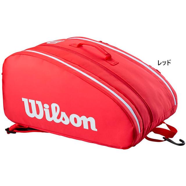ウイルソン メンズ レディース スーパーツアー レッド Super Tour Red ピックルボールバッグ 鞄 レッド 赤 送料無料 Wilson WR89095010