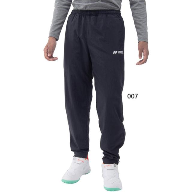 ヨネックス メンズ レディース ユニ裏地付ウィンドウォーマーパンツ テニス バドミントンウェア ボトムス ブラック 黒 送料無料 YONEX 80098