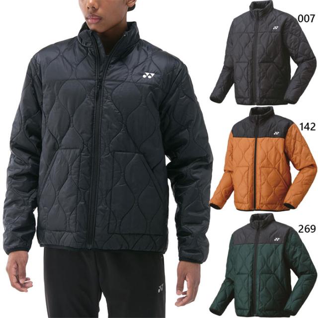 ヨネックス メンズ レディース 中綿ジャケット テニス バドミントンウェア トップス 上着 アウター 長袖 ブラック 黒 ブラウン グリーン 茶色 緑 送料無料 YONEX 90088