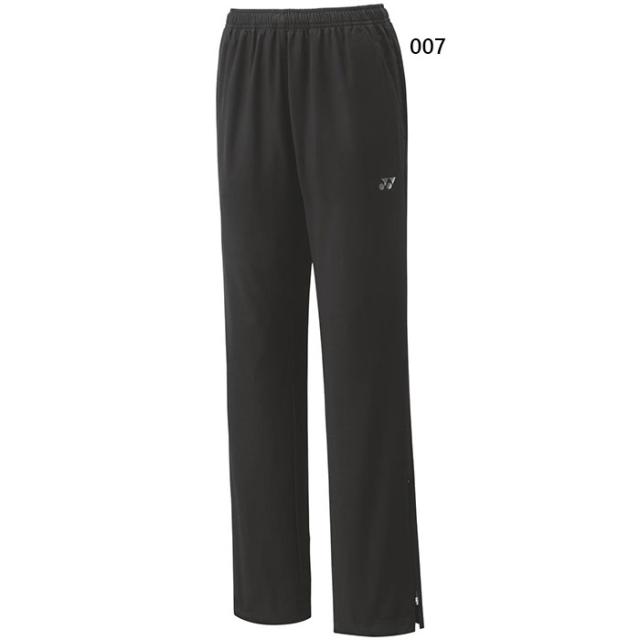 ヨネックス レディース ウィメンズ裏地付ウォームアップパンツ フィットスタイル テニス バドミントンウェア ボトムス UVカット ブラック 黒 送料無料 YONEX 67091