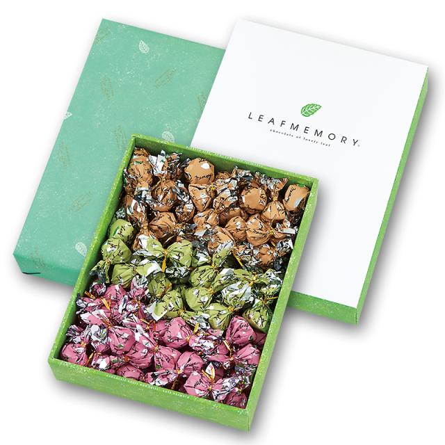 クール便可　モンロワール リーフメモリー ギフトボックス 選べる入数 100個入 熨斗 お返し チョコレート 人気 菓子 送料無料