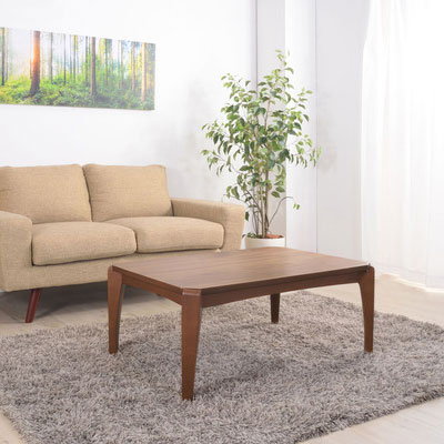 こたつ 炬燵 本体 ブラウン テーブル W90×D60×H38cm 木目調 長方形 リビング ダイニング 【送料無料】