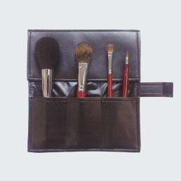 熊野化粧筆 4点初心者セット(収納ケース付)【送料無料】