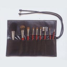 熊野化粧筆 9点パーフェクトセット(収納ケース付)【送料無料】