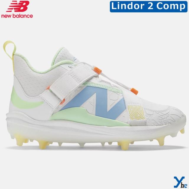 ニューバランス ポイントスパイク スタッドスパイク 野球 NEW BALANCE スパイク カラースパイク メンズ リンドア リンドーア LLINDTW2 FuelCell Lindor 2 Comp ホワイト 海外 ニューヨークメッツ ybc