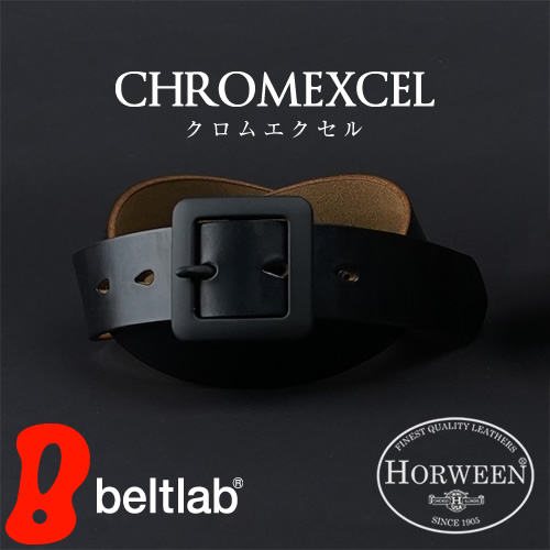 クロムエクセル ベルト ホーウィン オイルレザー 送料無料 日本製 【名入れ対応】 Nippon de Handmade 40mm幅 本革ベルト Horween Chromexcel Belt