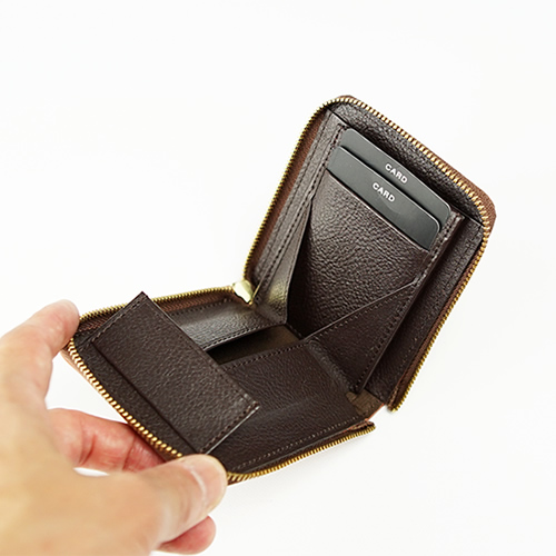 財布 二つ折り財布 小銭入れ ミニ財布 メンズ レディース ヤク革