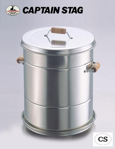 CAPTAIN STAG ブラン スモーカーセット(円筒型) M-6507 キャンプ アウトドア 屋外 野外 おしゃれ バーベキュー レジャー ピクニック 海 山 A&Bトレード コモライフ 正規品取扱店 パール金属