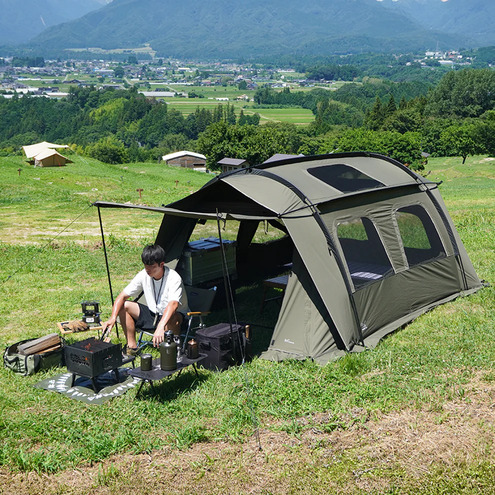 FUTUREFOX FOX-BASE VILLA フォックスベース ヴィラ ソロテント TC 大型 メッシュ窓 スカート付き