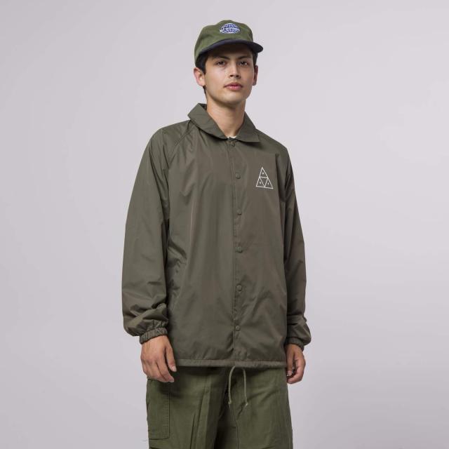 ハフ コーチジャケット HUF アウター ESSENTIALS TT COACHES JACKET