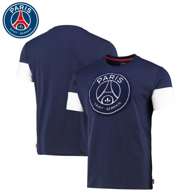 パリサンジェルマン ナイキ コアクールビッグロゴ Tシャツ ネイビー PSG NIKE 半袖 ロゴ メンズ ユニセックス メッシ JORDAN ジョーダン 正規品[衣類]